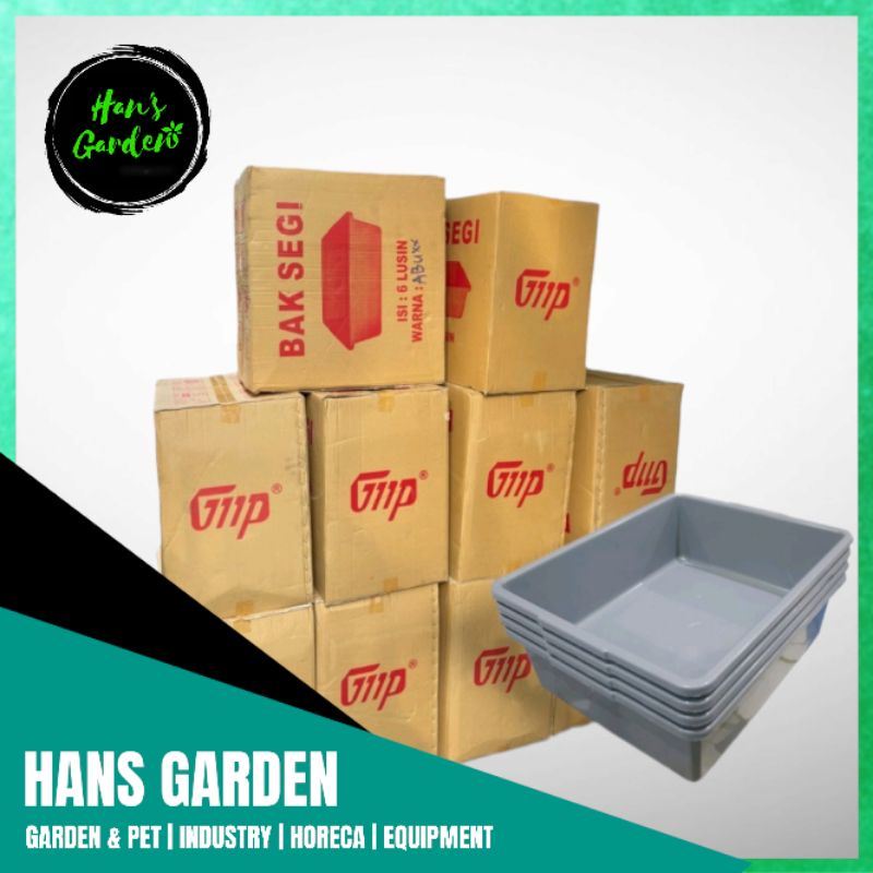 Jual Bak pasir kucing bak wadah baskom abu abu 1 karton bak KW 1 ...