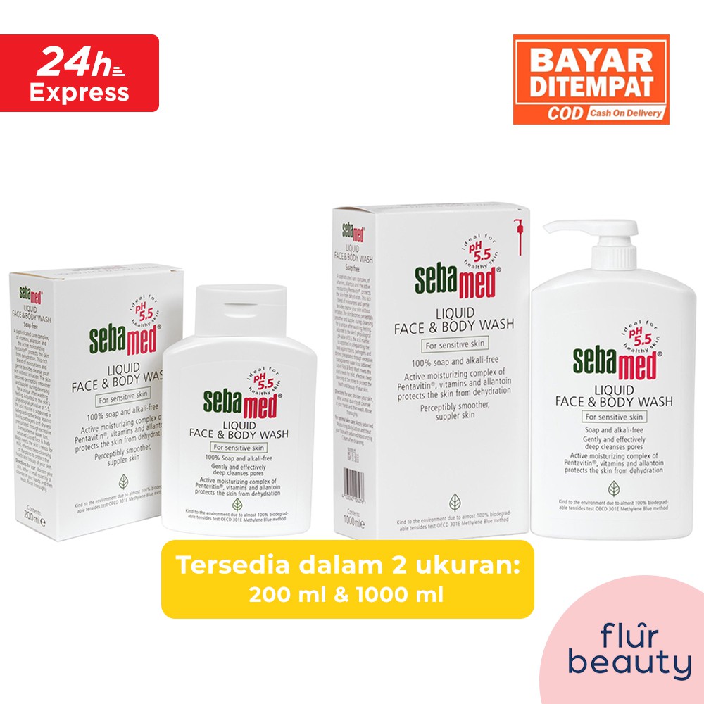 Jual Sebamed - Liquid Face & Body Wash 200ml & 1000ml | Shopee Indonesia