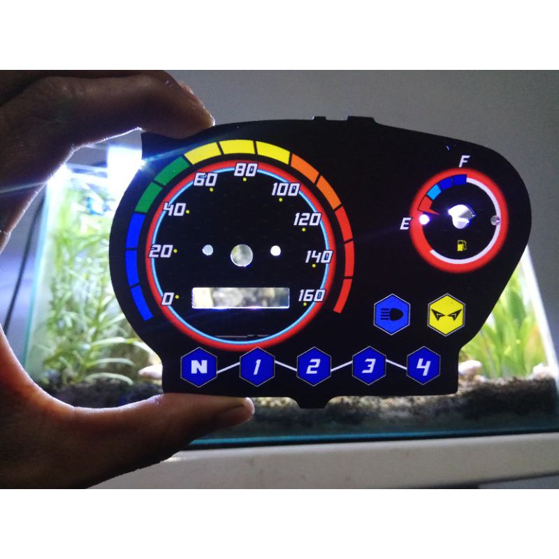 Jual speedometer custom jupiter z old panel spido meter | Shopee Indonesia