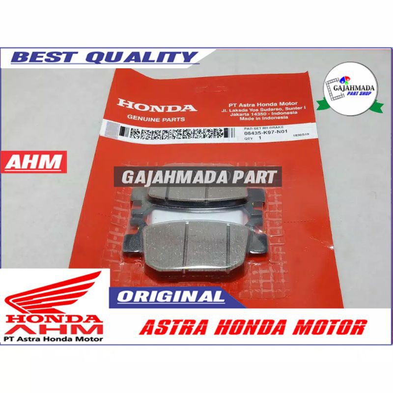 Jual KAMPAS REM BELAKANG PCX LOKAL CBS / PAD SET RR BRAKE. ORIGINAL ...