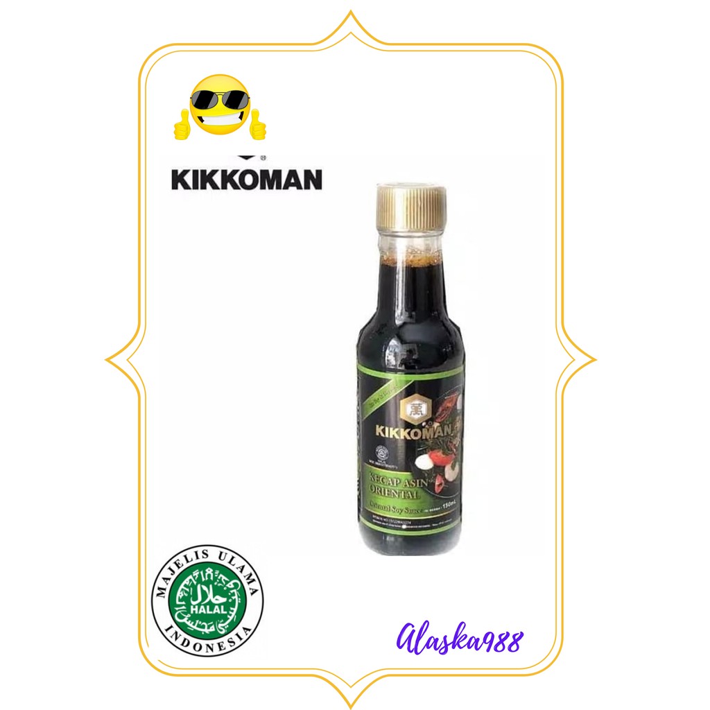 Jual KIKKOMAN KECAP ASIN ORIENTAL - ORIENTAL SOY SAUCE 150 ML HALAL ...