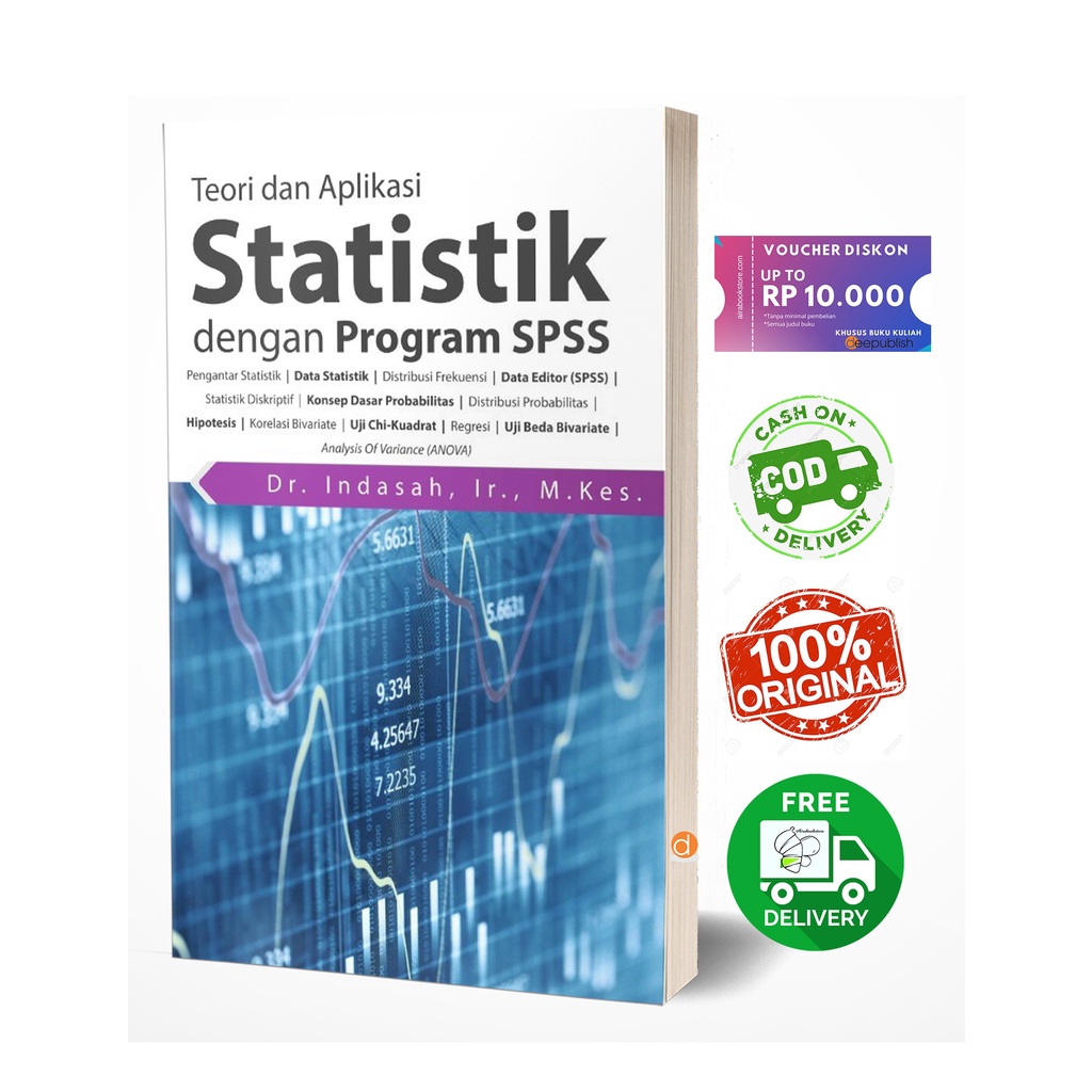 Jual Buku Teori Dan Aplikasi Statistik Dengan Program SPSS - DP04032A ORIGINAL | Shopee Indonesia