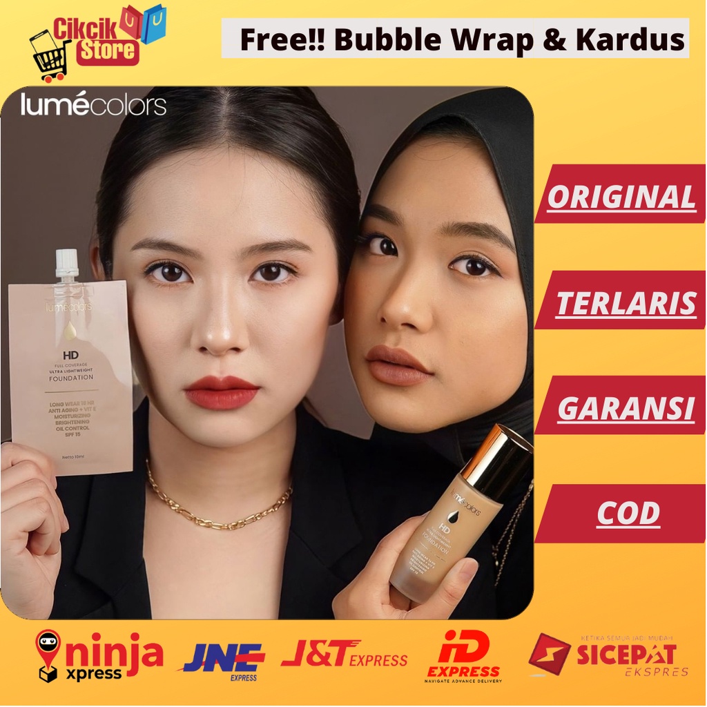 Jual Foundation Lumecolors Kemasan Botol 30 ML dan 10 ML Foundation ...