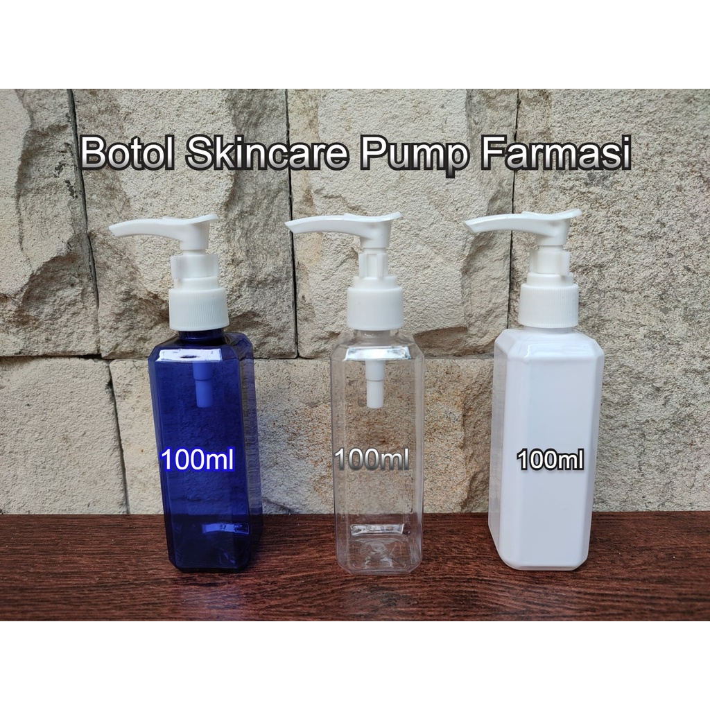 Jual Botol plastik Pump Botol skincare Botol kosong kosmetik farmasi ...