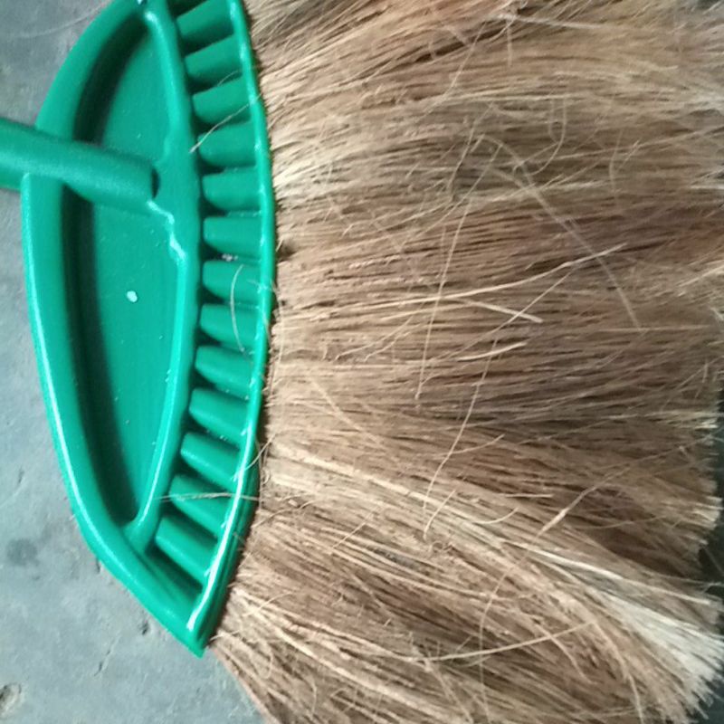 Jual sapul lantai bahan serabut pakai gagang kayu 60 cm ready | Shopee ...