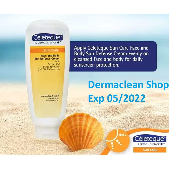 Jual Celeteque Sun Care Face and Body SPF 50 120mL Sunscreen Original ...