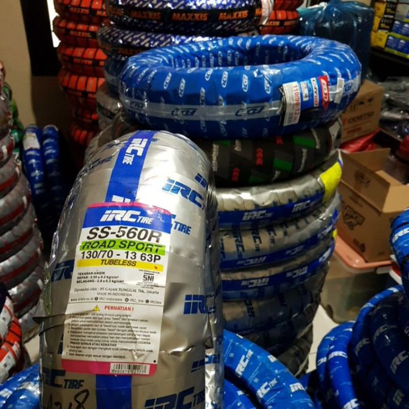 Jual BAN BELAKANG MOTOR NMAX IRC TUBLESS 130/70-13 SS560 R + BONUS ...
