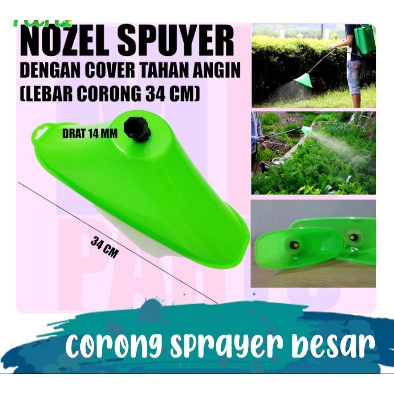 Jual NOZZLE SPUYER CORONG BESAR 34 CM SPRAYER ELEKTRIK | Shopee Indonesia