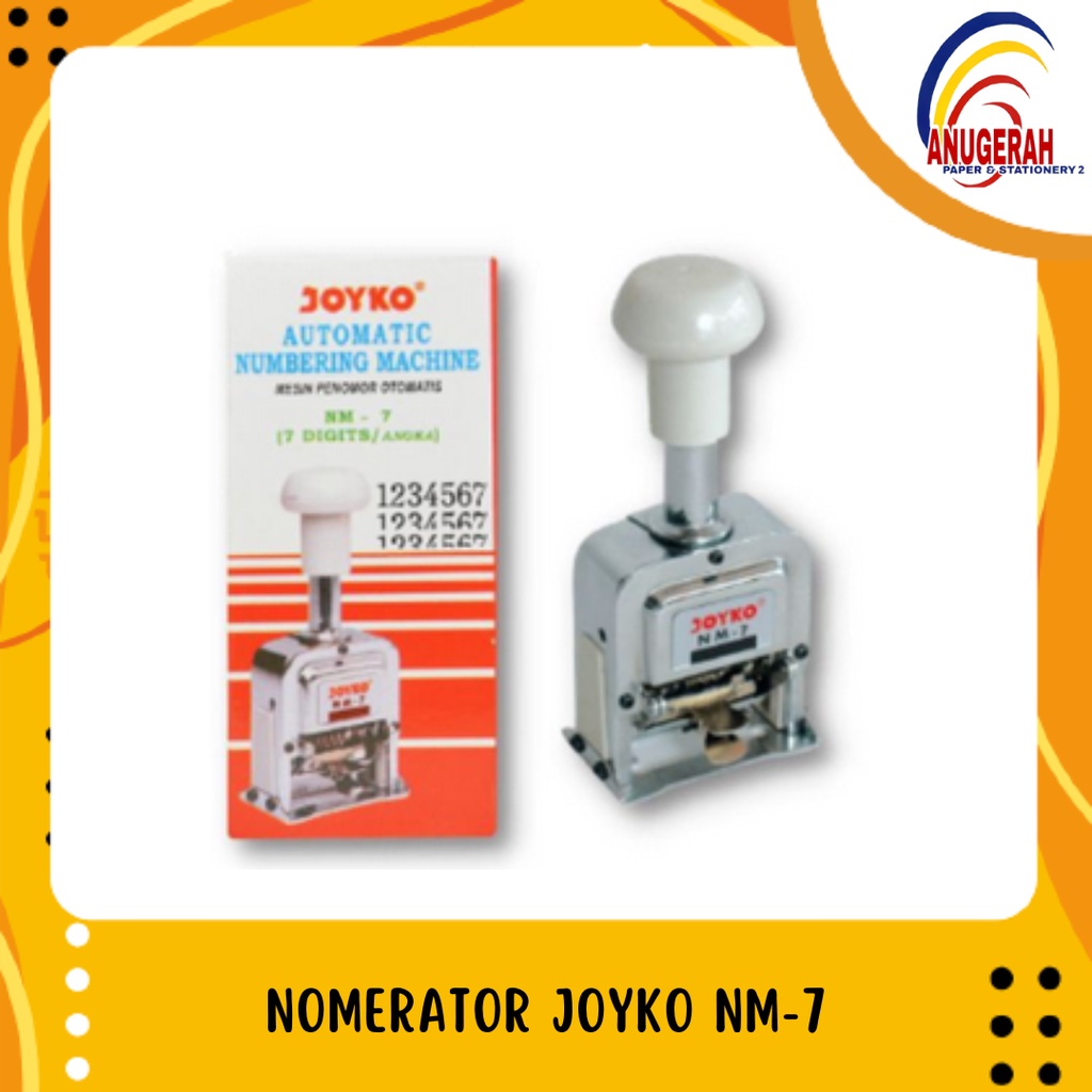 Jual NOMERATOR JOYKO NM-7 / NUMERATOR (PCS) | Shopee Indonesia