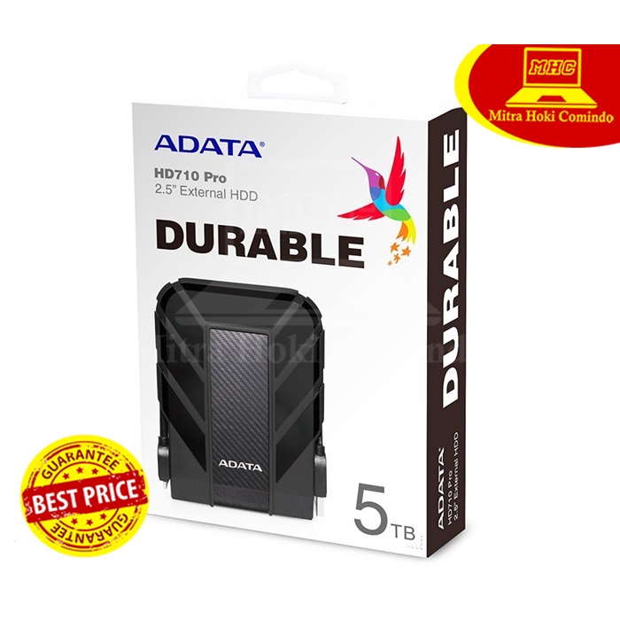 Jual HARDDISK HDD EXTERNAL ADATA 5TB HD710 PRO ANTISHOCK WATERPROOF ...