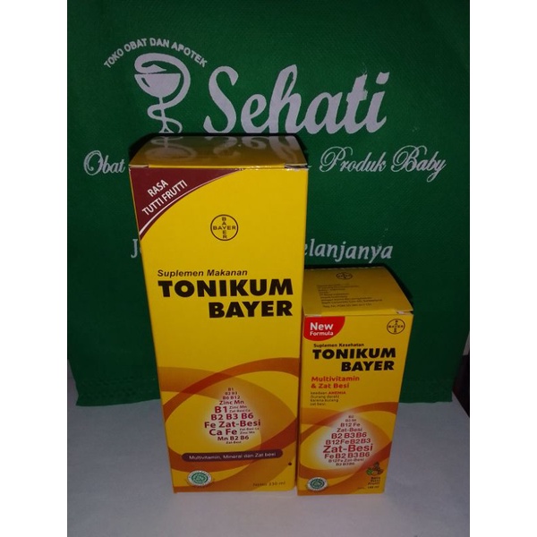 Jual Tonikum Bayer Syrup Vitamin Anemia - All Varian | Shopee Indonesia