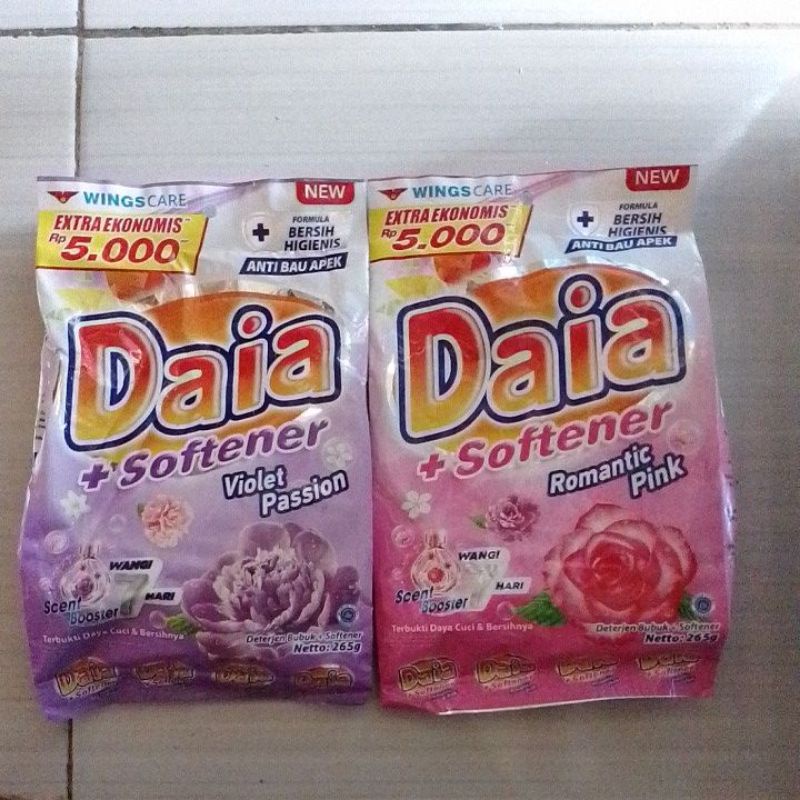 Jual Daia + Softener 265 gram (extra ekonomis 5000) | Shopee Indonesia