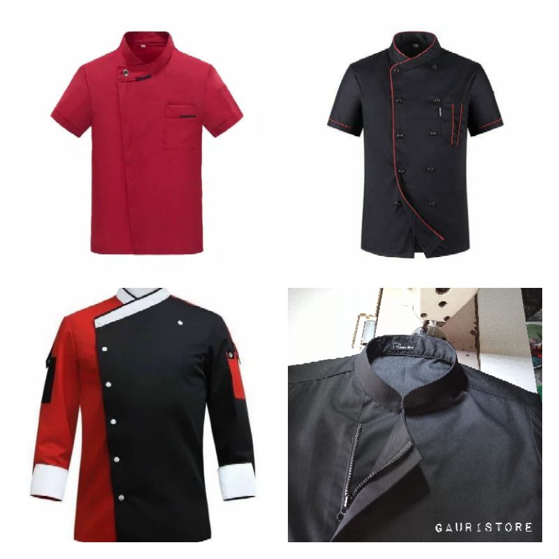 Jual BAJU CHEF CUSTOME MODEL | Shopee Indonesia