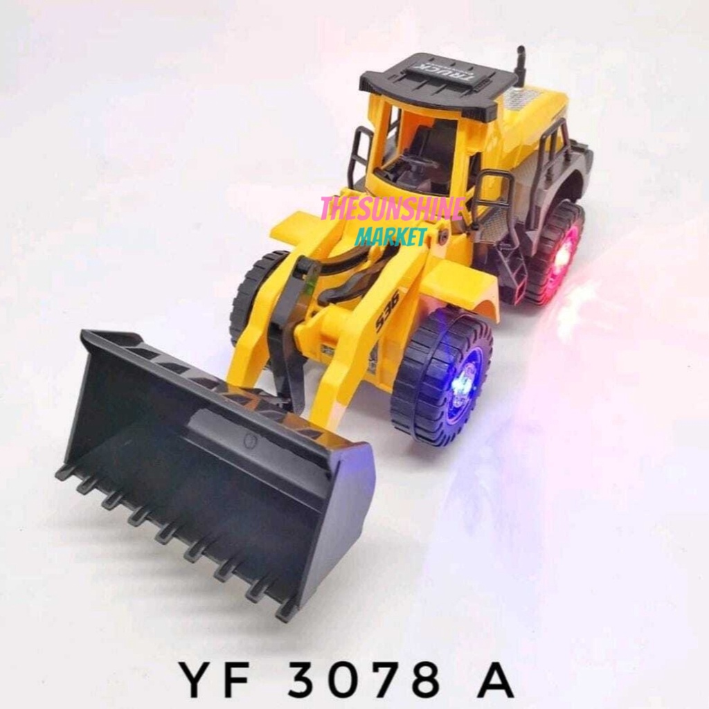 Jual Mainan Anak Mobil Truck Beko Buldozer Konstruksi Besar YF3078 ...