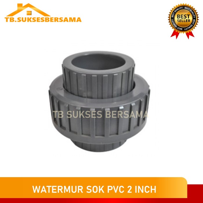 Jual WATERMUR SOK WATERMUR PVC 2 INCH WATER MUR UNION POLOS SAMBUNGAN ...