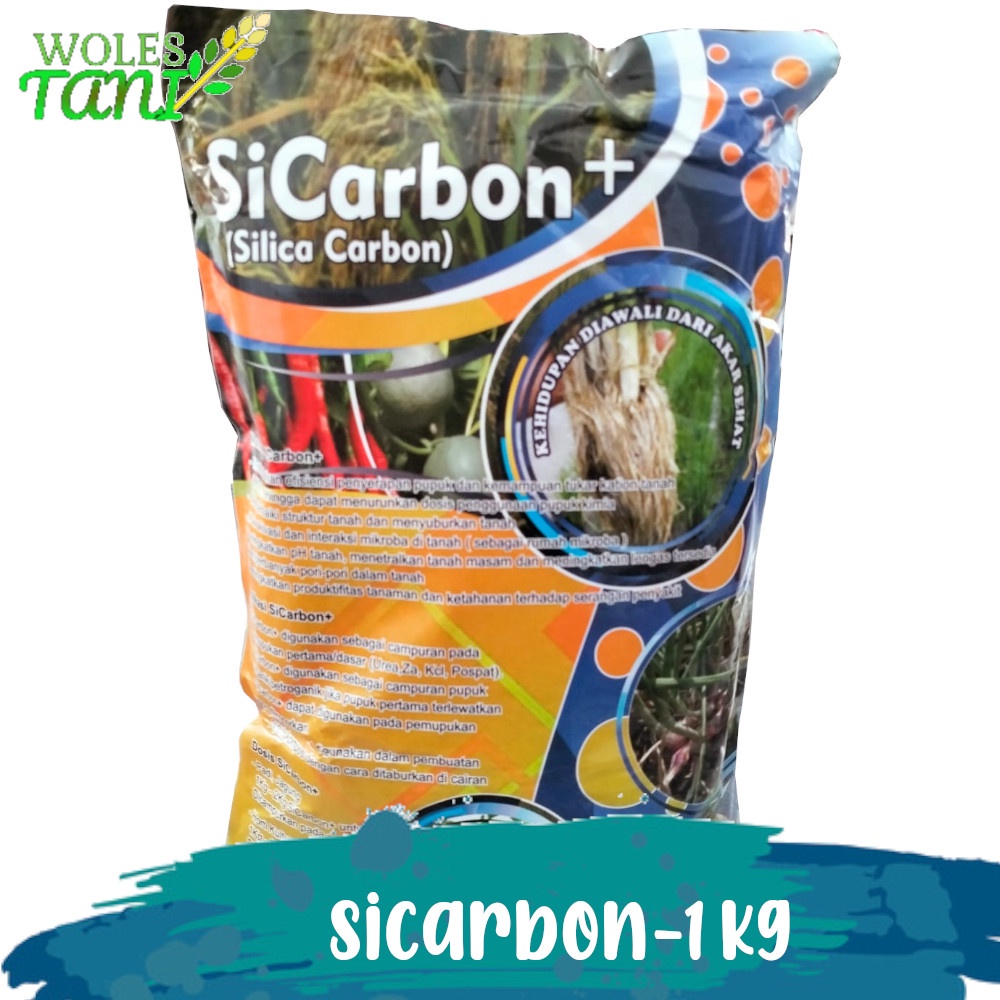 Jual Sicarbon 1 Kg Pupuk Silika Karbon Pembenah Tanah | Shopee Indonesia