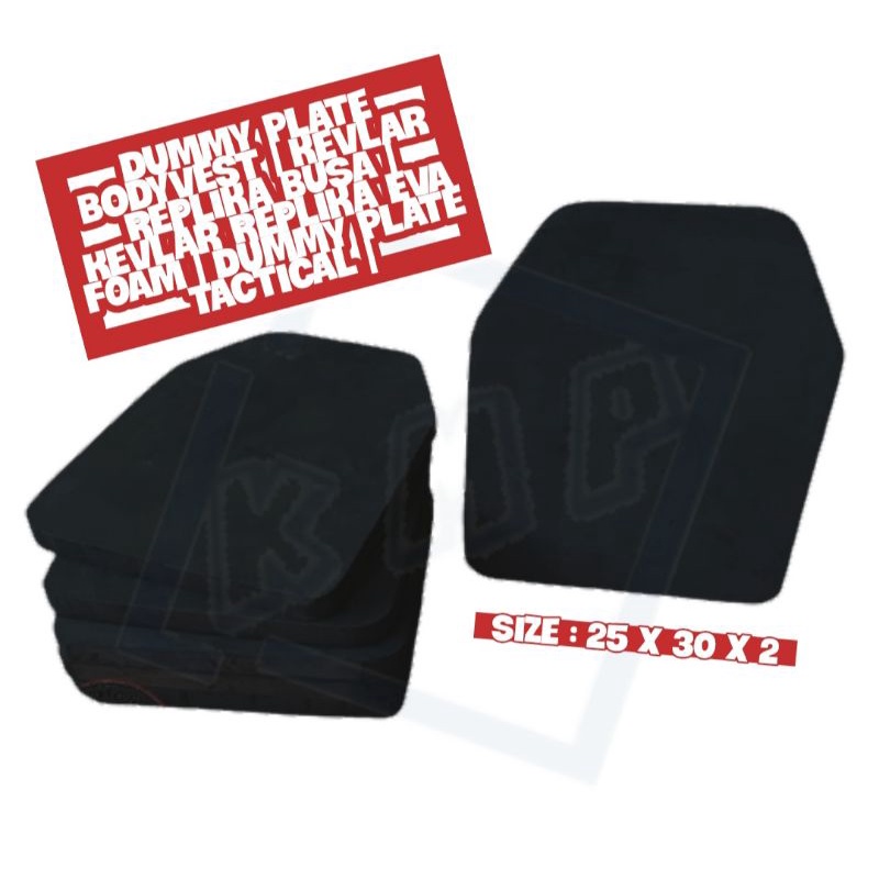 Jual Dummy Plate Bodyvest | Kevlar Replika BUSA | Kevlar Replika EVA ...