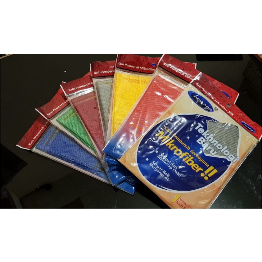 Jual HONAGA PREMIUM Kain Microfiber Serbaguna 40x40cm (360gsm) | Shopee ...