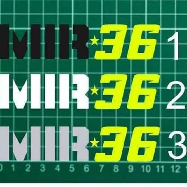 Jual Cutting sticker joan mir 36 | Shopee Indonesia