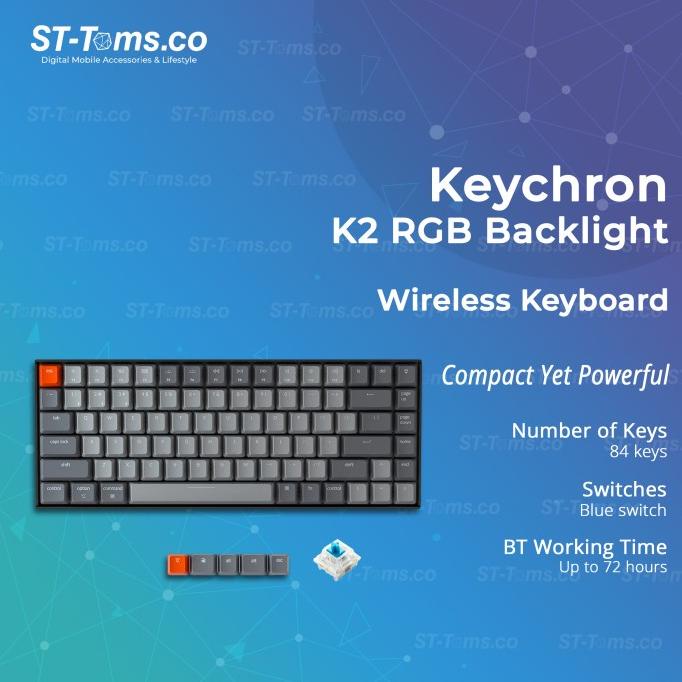 Jual Keychron K2 84 Key RGB Backlight | Shopee Indonesia