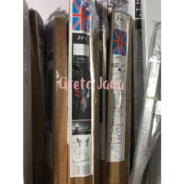 Jual Rel Pintu Sliding / Rel Sleding / Rel Pintu Geser A4 / J4 Merk ...