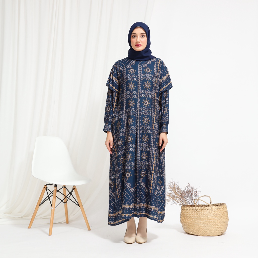 Jual Lalucuku Model Baju Wanita Dress/ Gamis Sabrina Homey Catton Rayon ...