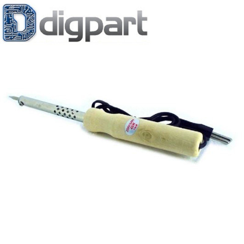 Jual Solder 40 Watt Soldering Iron 40W Solder Gagang Kayu 40 W | Shopee ...