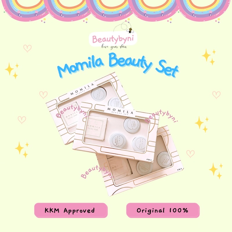 Jual MOMILA BEAUTY SET NEW PACKAGING (READY STOCK) | Shopee Indonesia