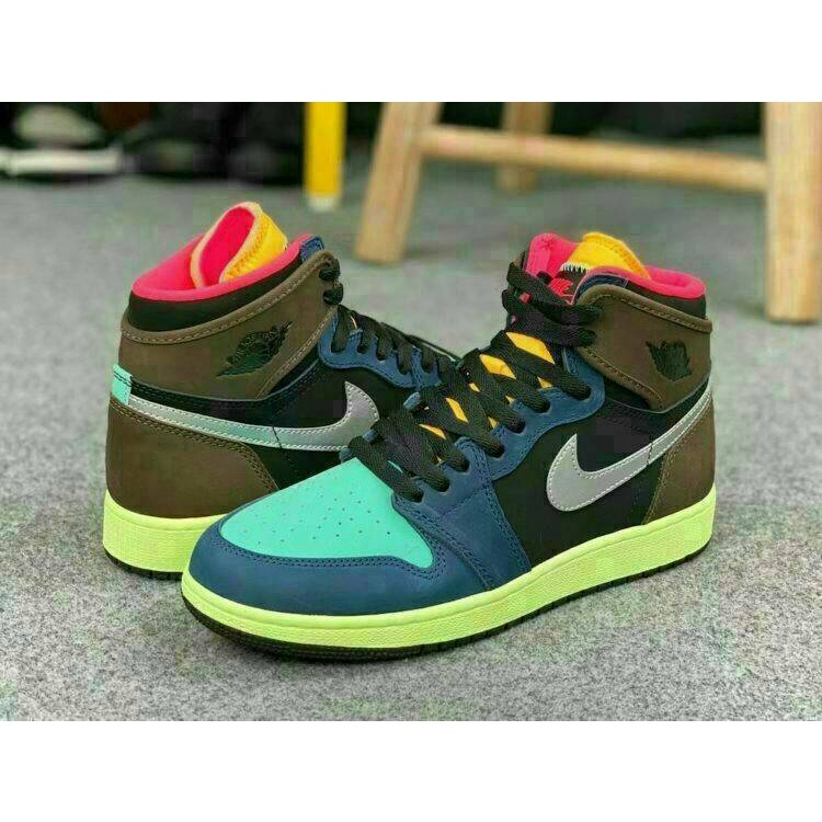 Jual Sepatu Nike Air Jordan 1 High OG Bio Hack Multicolour | Shopee ...