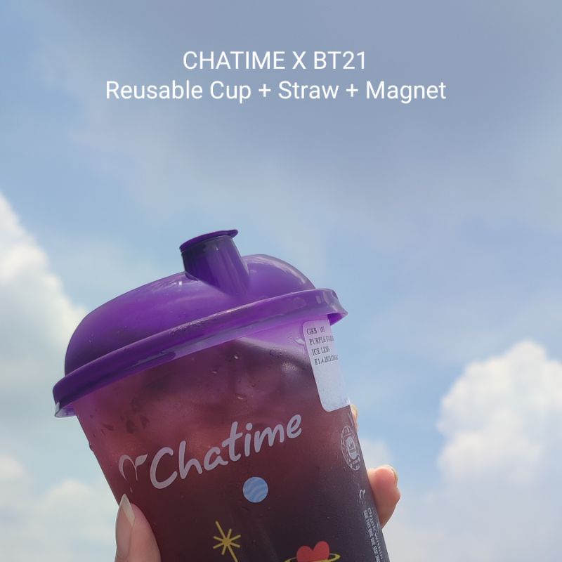 Jual [READY STOCK] Chatime x BT21 Reusable Cup Chatime Magnet Chimmy ...