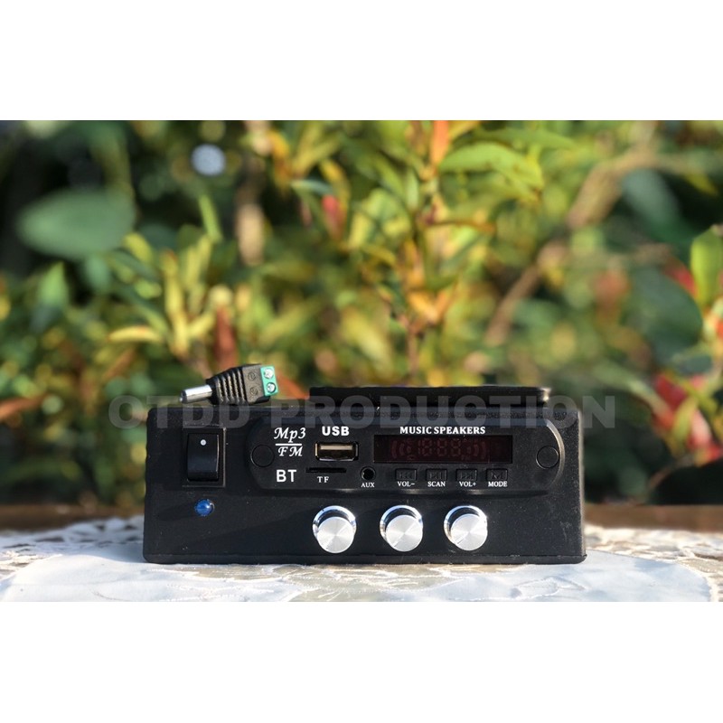 Jual Ampli Mobil Subwoofer Stereo 2.1 2x50W+100W Bluetooth | Shopee ...