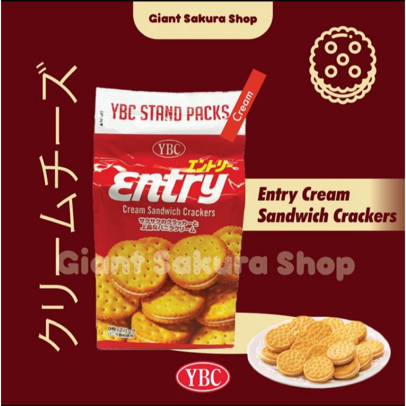 Jual YBC Entry Cream Sandwich Crackers / biskuit impor / biskuit ...