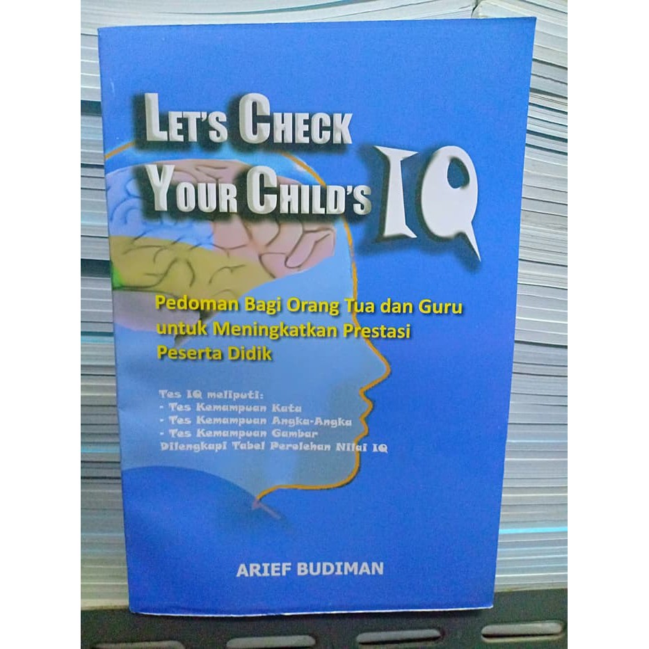 Jual PANDUAN ANAK - let's check your child iq | Shopee Indonesia