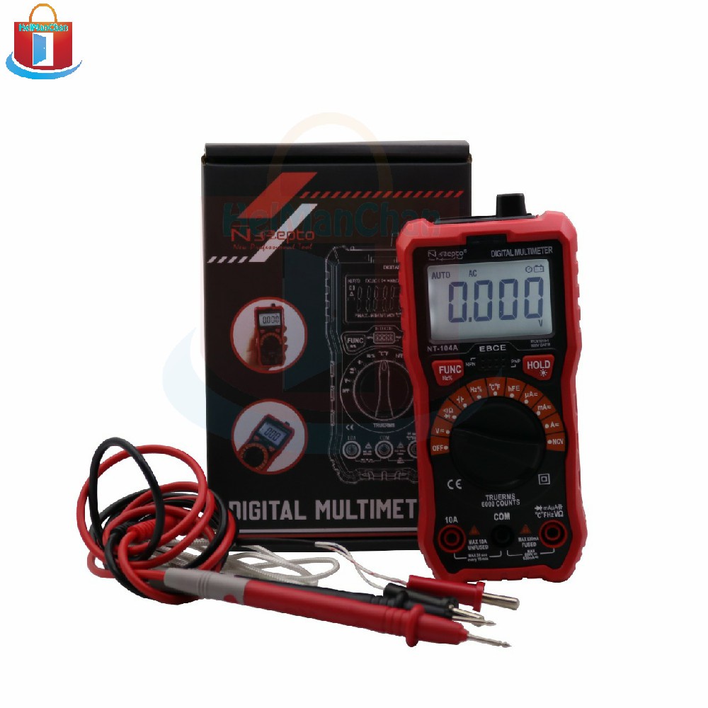 Jual MULTITESTER DIGITAL NEPTO NT-104A ORIGINAL 79984 | Shopee Indonesia