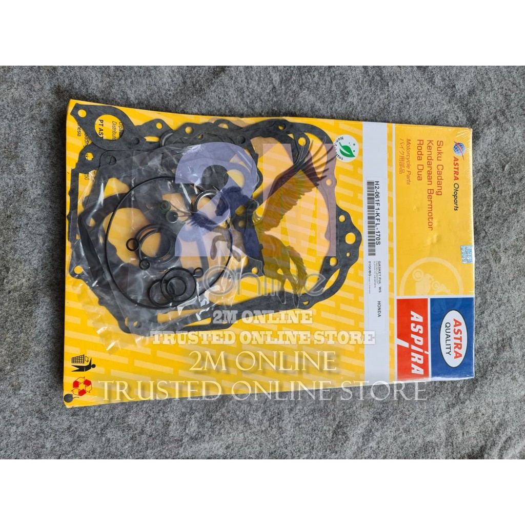 Jual Mdr GASKET FULL SET SUPRA FIT LEGENDA MERK ASPIRA H2-061F1-KFL-170S | Shopee Indonesia