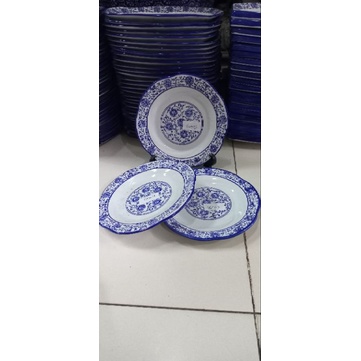 Jual piring biru putih CO-4133 | Shopee Indonesia