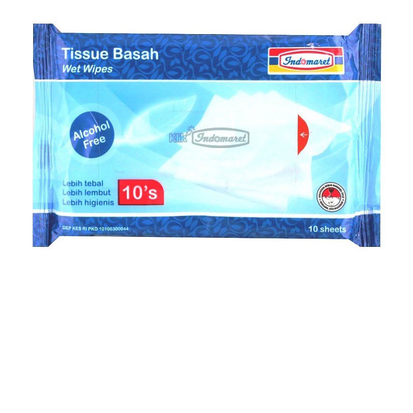 Jual Indomaret Wet Tissue 10'S Non Alcohol / Tissue Basah | Shopee ...