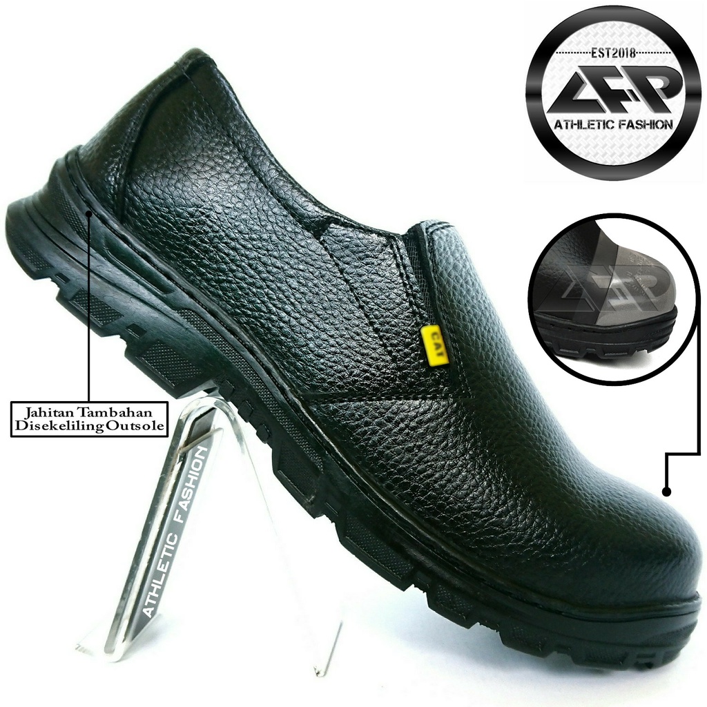 Jual 38 - 44 Sepatu Safety Slip-On Pria Wanita Kerja Proyek Lapangan ...