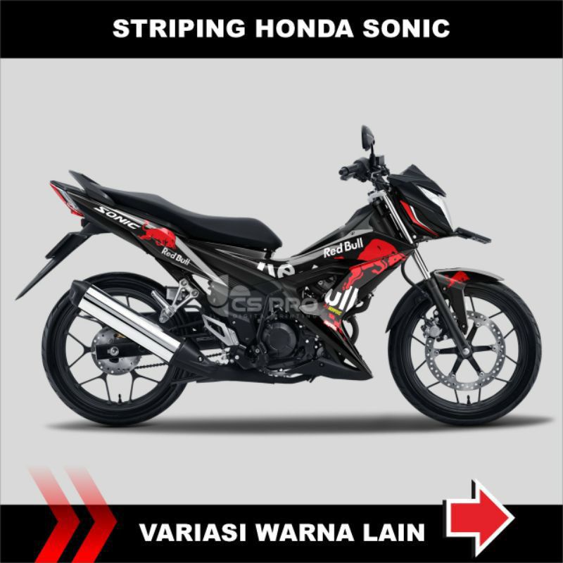 Jual Striping Motor Sonic 150 Decal Stiker Honda Sonic 150 Stock