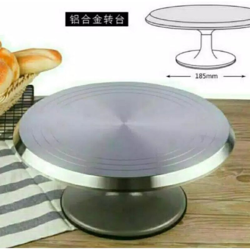 Jual Meja putar stainless lazy susan Meja putar kaki warna | Shopee ...