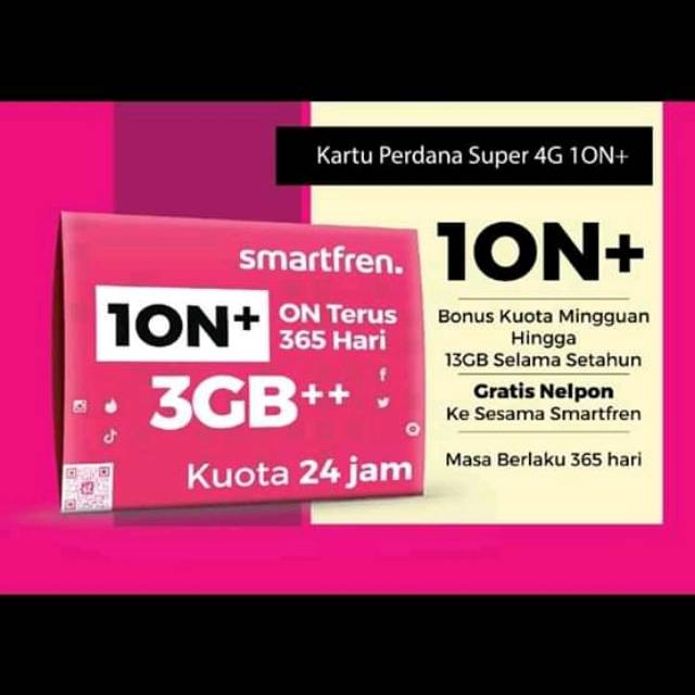 Jual Smartfren Ion+ 3GB Setahun | Shopee Indonesia