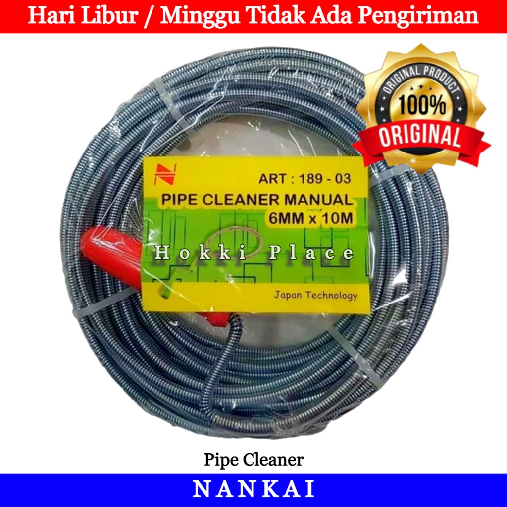 Jual ALAT PEMBERSIH PIPA TERSUMBAT MANUAL PIPE CLEANER 10 M NANKAI HIGH QUALITY ORIGINAL ...