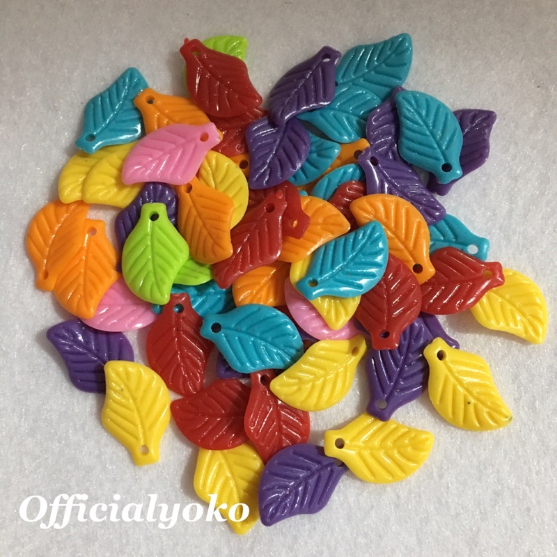 Jual Manik Daun Warna Mix (15gram) | Shopee Indonesia