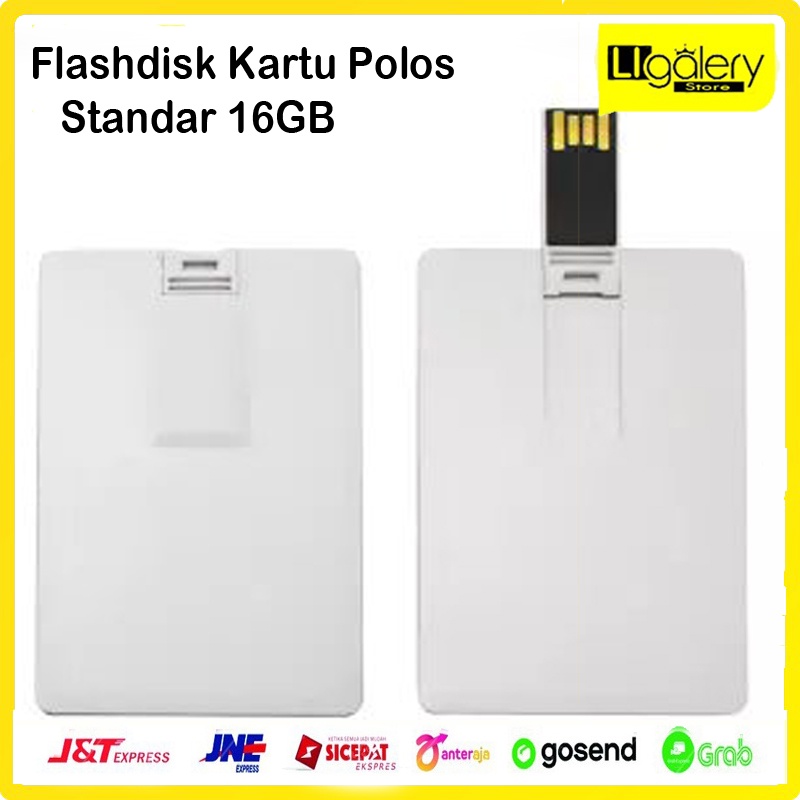 Jual [BISA COD] Standard Name Card Flashdisk Flashdisk Kartu Polos ...
