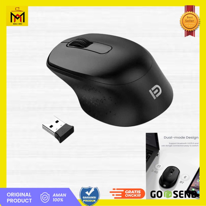 Jual Optical Wireless Mouse Dual Mode 2.4GHz & Bluetooth | Shopee Indonesia