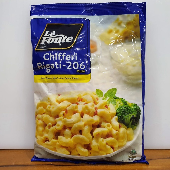 Jual LAFONTE MACARONI CHIFFERI RIGATE (pack 500gr) | Shopee Indonesia
