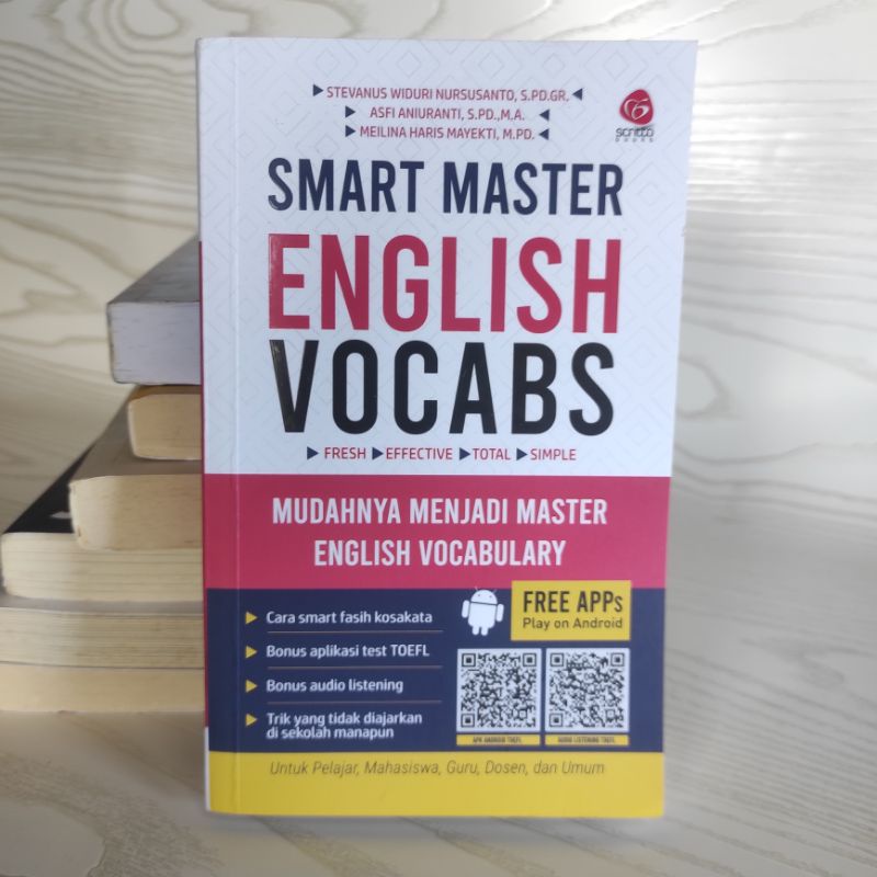 Jual Buku BEKAS ORI - Smart Master English Vocabs Bahasa Inggris - SECOND Original Murah ...