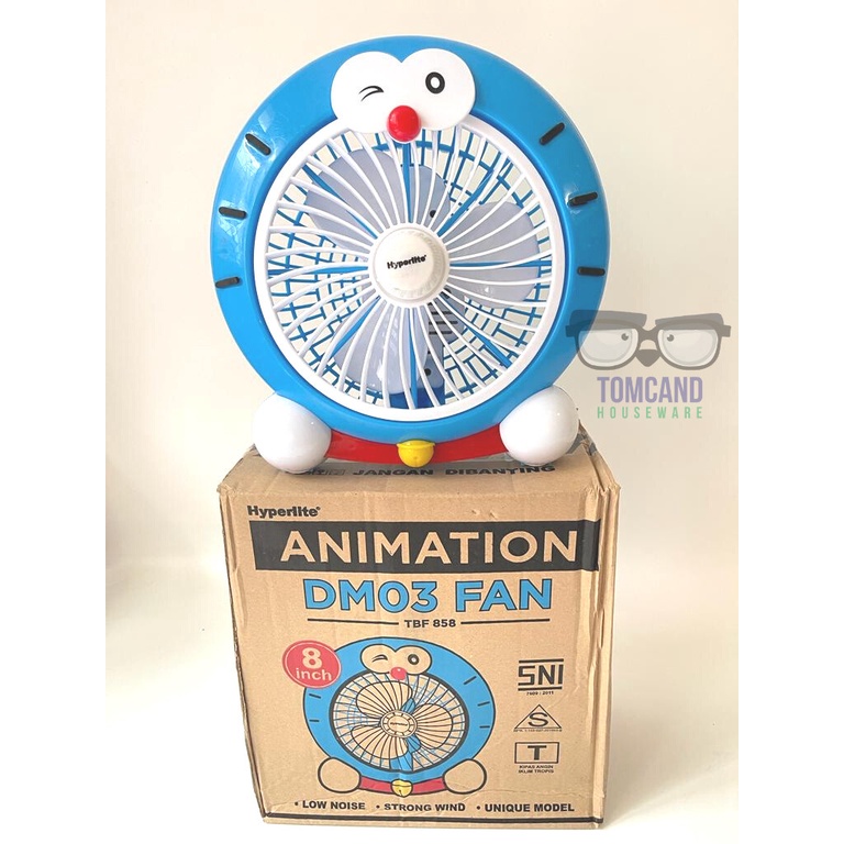 Jual Box Fan Kipas Angin Duduk Besar Karakter Doraemon 8 inch Arashi ...