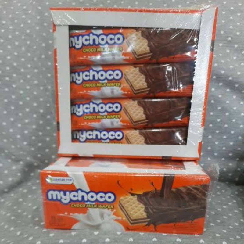 Jual my choco milk wafer 1 box isi 20pcs @8gr | Shopee Indonesia