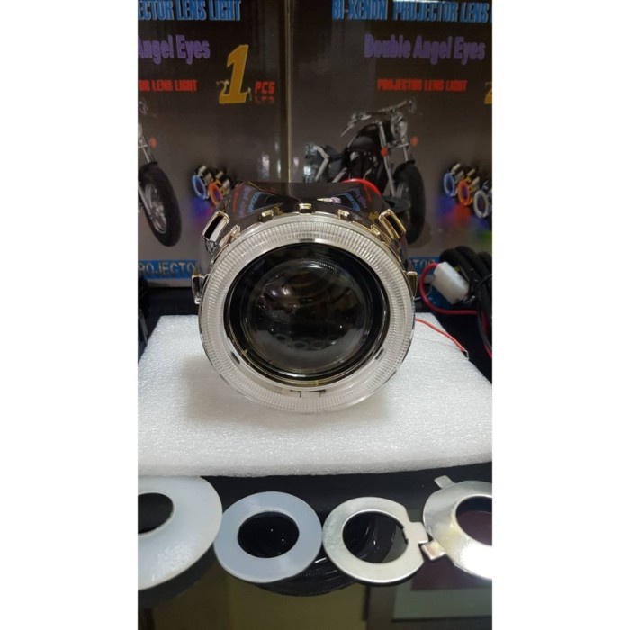 Jual Lampu HID Projector Ultimate 3.0 Inch B1 Bulat Projie Angeleyes ...
